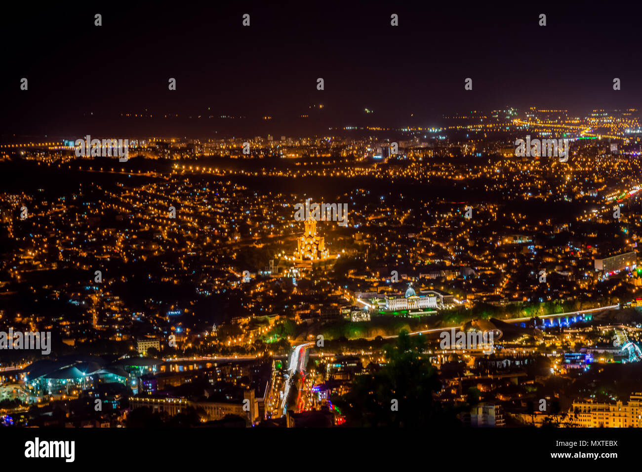 Tbilisi by night hi-res stock photography and images - Alamy