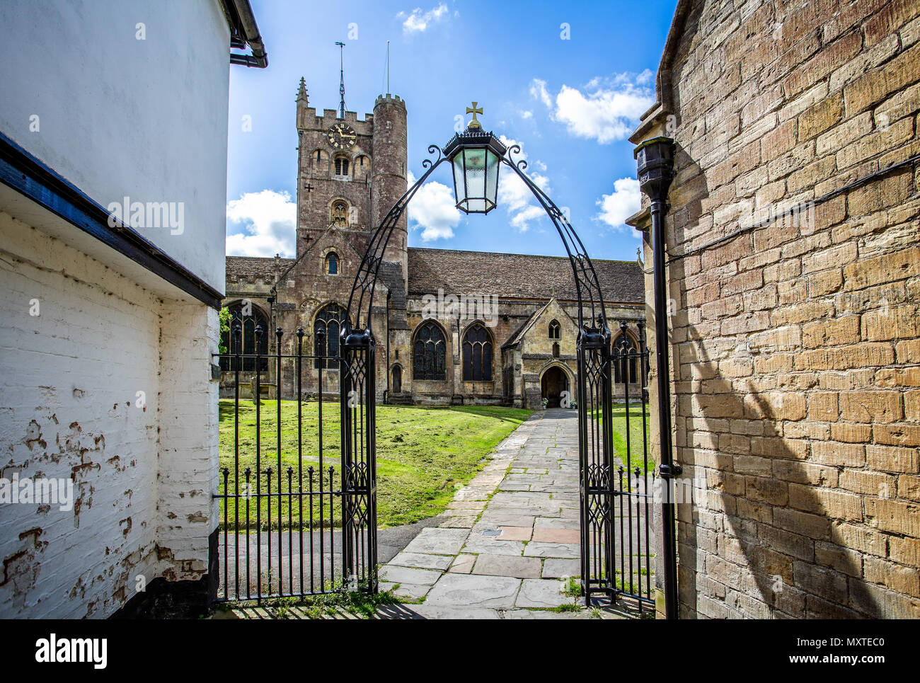 Medieval church of St Johns in Devizes, Wiltshire, UK taken on 10 May ...