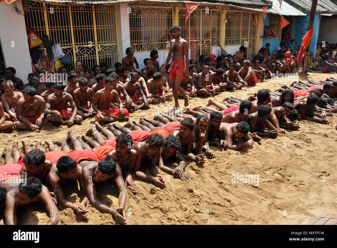 India, Orissa, Ganjam district, Danda Yatra rite Stock Photo - Alamy