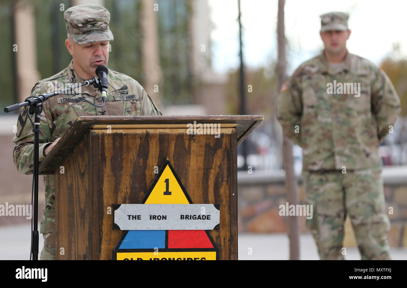 Ft. Bliss' 2nd Armored Brigade Combat Team, 1st Armored Division held a ...