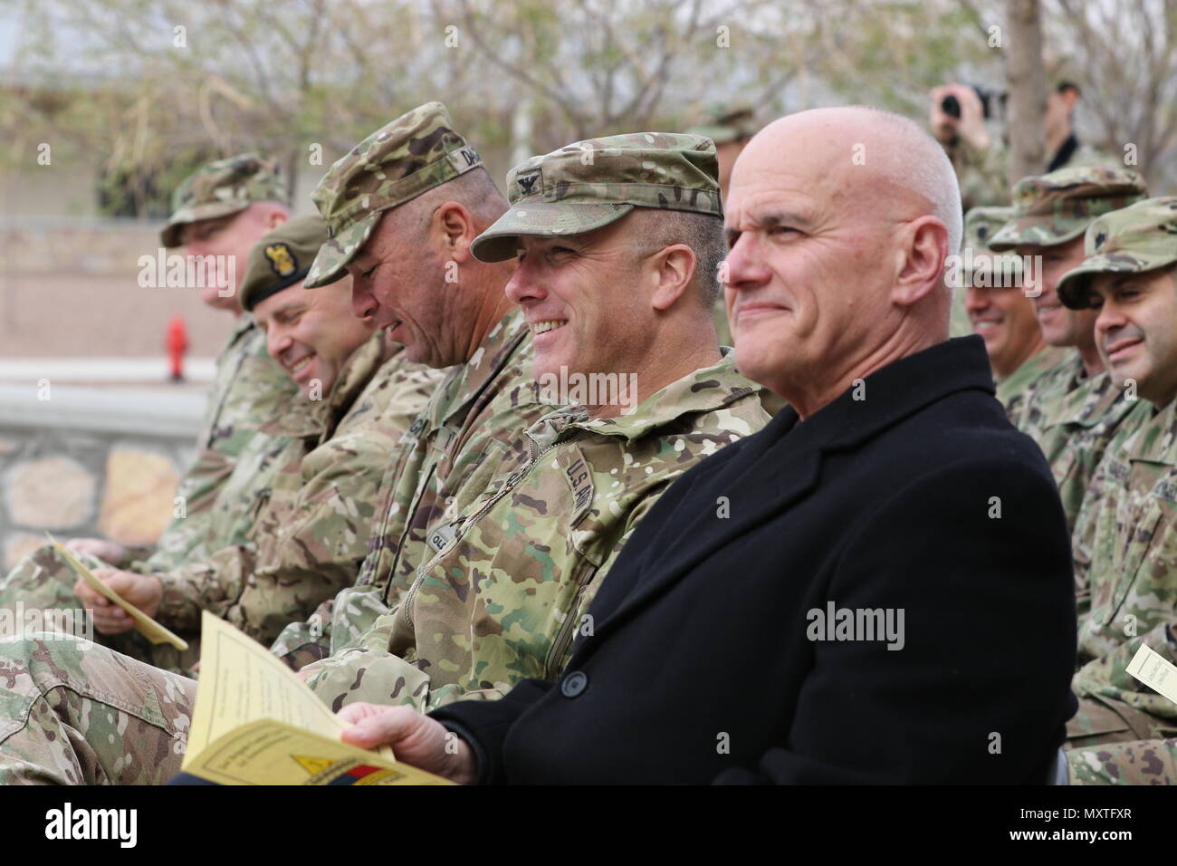 Mission trasition ceremony hi-res stock photography and images - Alamy
