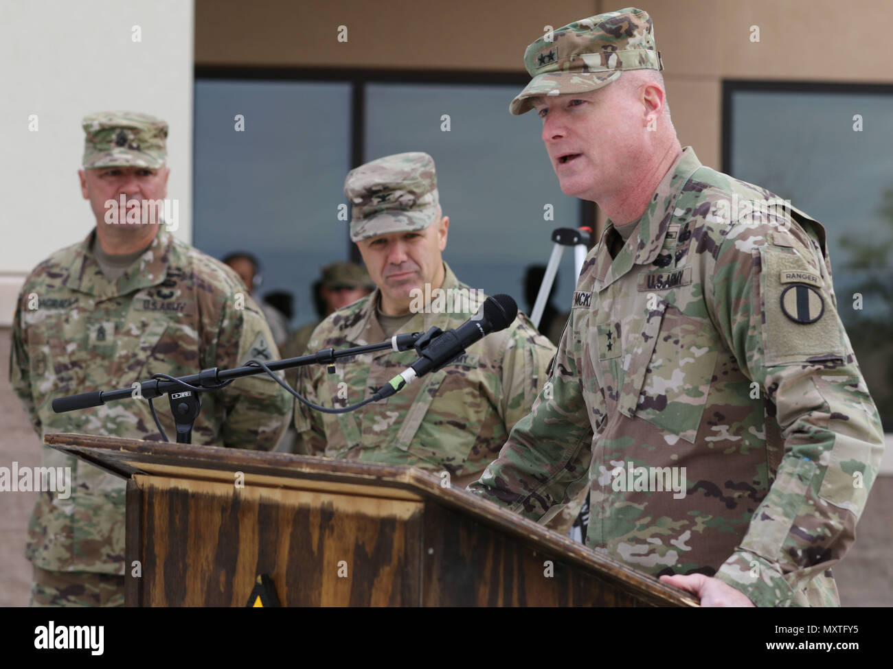 Ft. Bliss' 2nd Armored Brigade Combat Team, 1st Armored Division held a mission transition ...