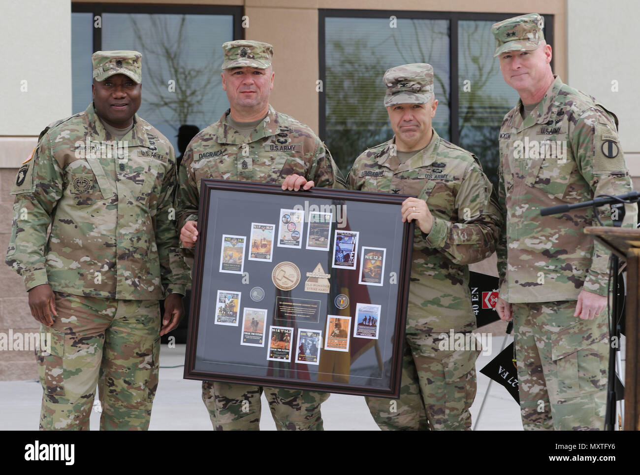 Ft. Bliss' 2nd Armored Brigade Combat Team, 1st Armored Division held a mission transition ...