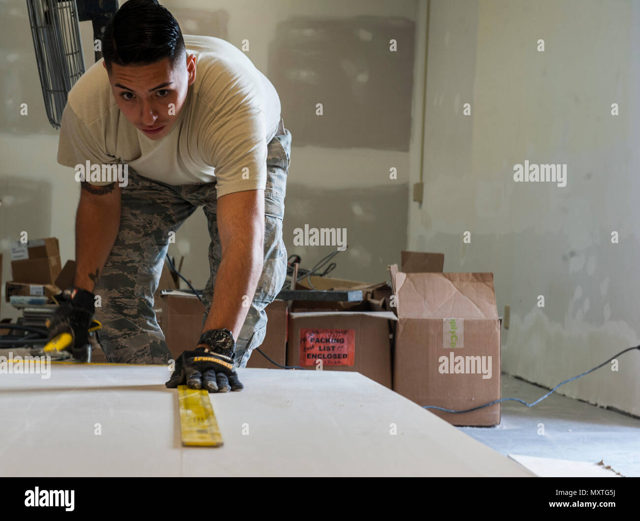 U.S. Air Force Airman 1st Class Jacob Vigil, 18th Civil Engineer ...