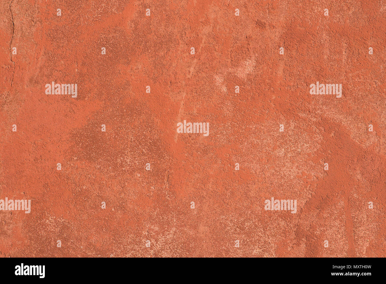 orange color old weathered plaster wall background texture Stock Photo ...