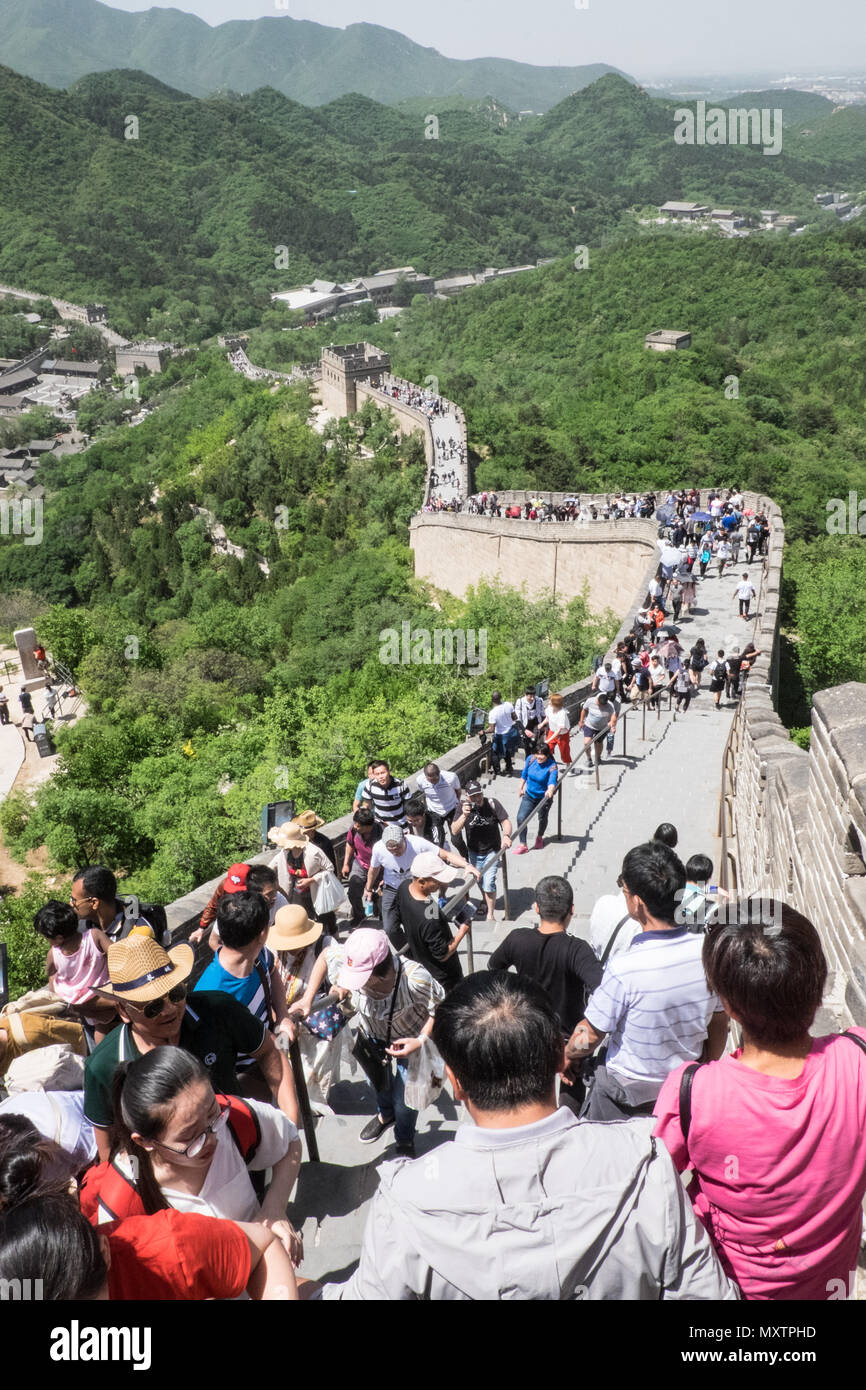 Great Wall of China,Badaling,section,near,Beijing,Peoples Republic of ...