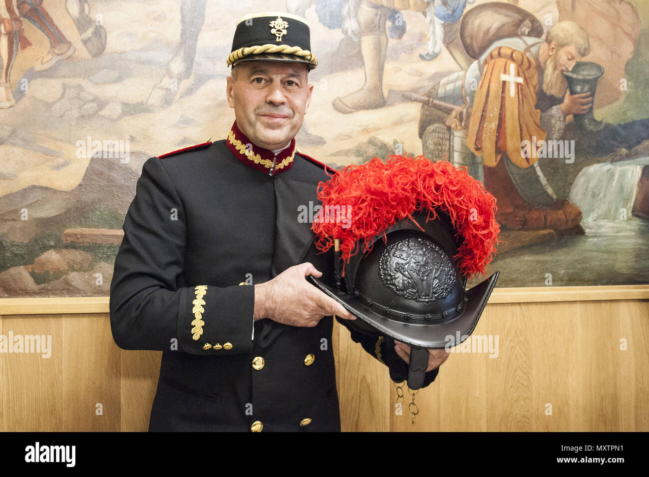 Christoph Graf, Commander of the Pontifical Swiss Guards during the ...