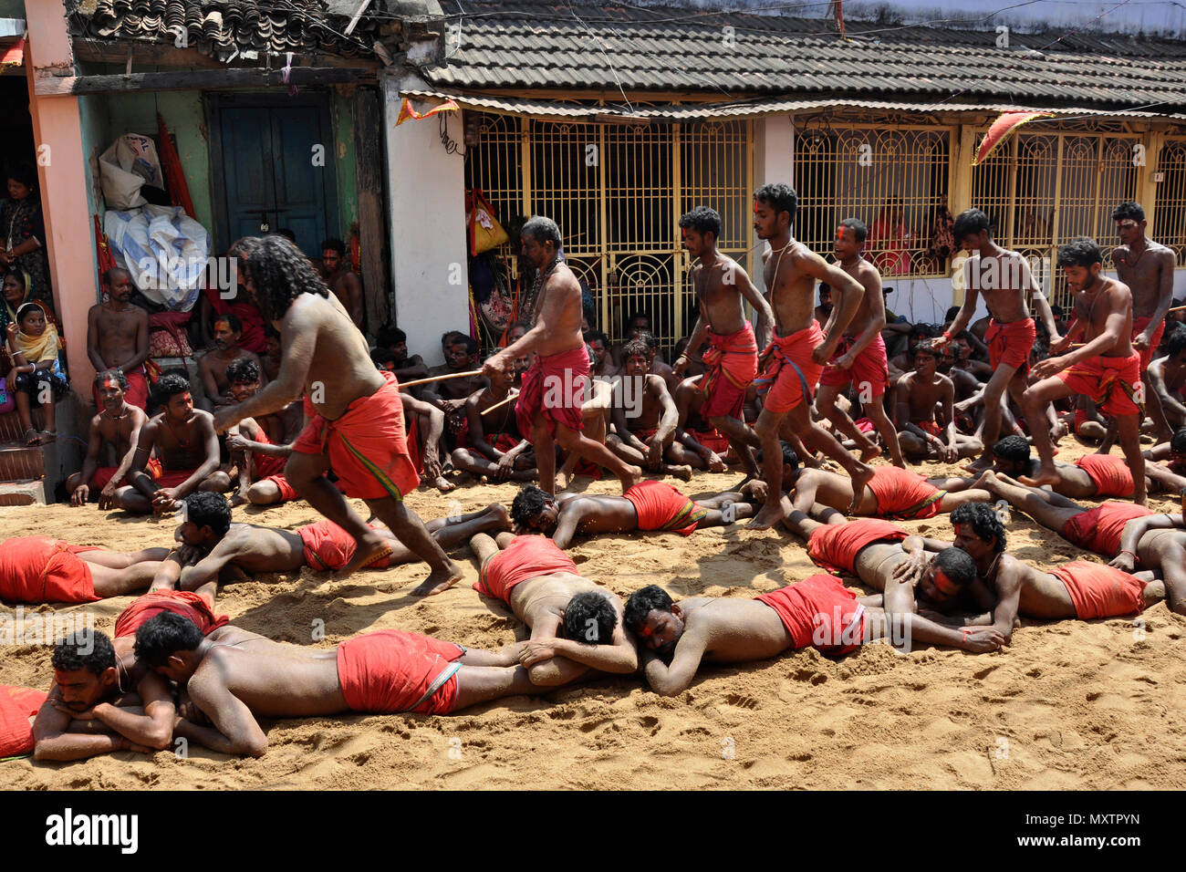 India, Orissa, Ganjam district, Danda Yatra rite Stock Photo - Alamy