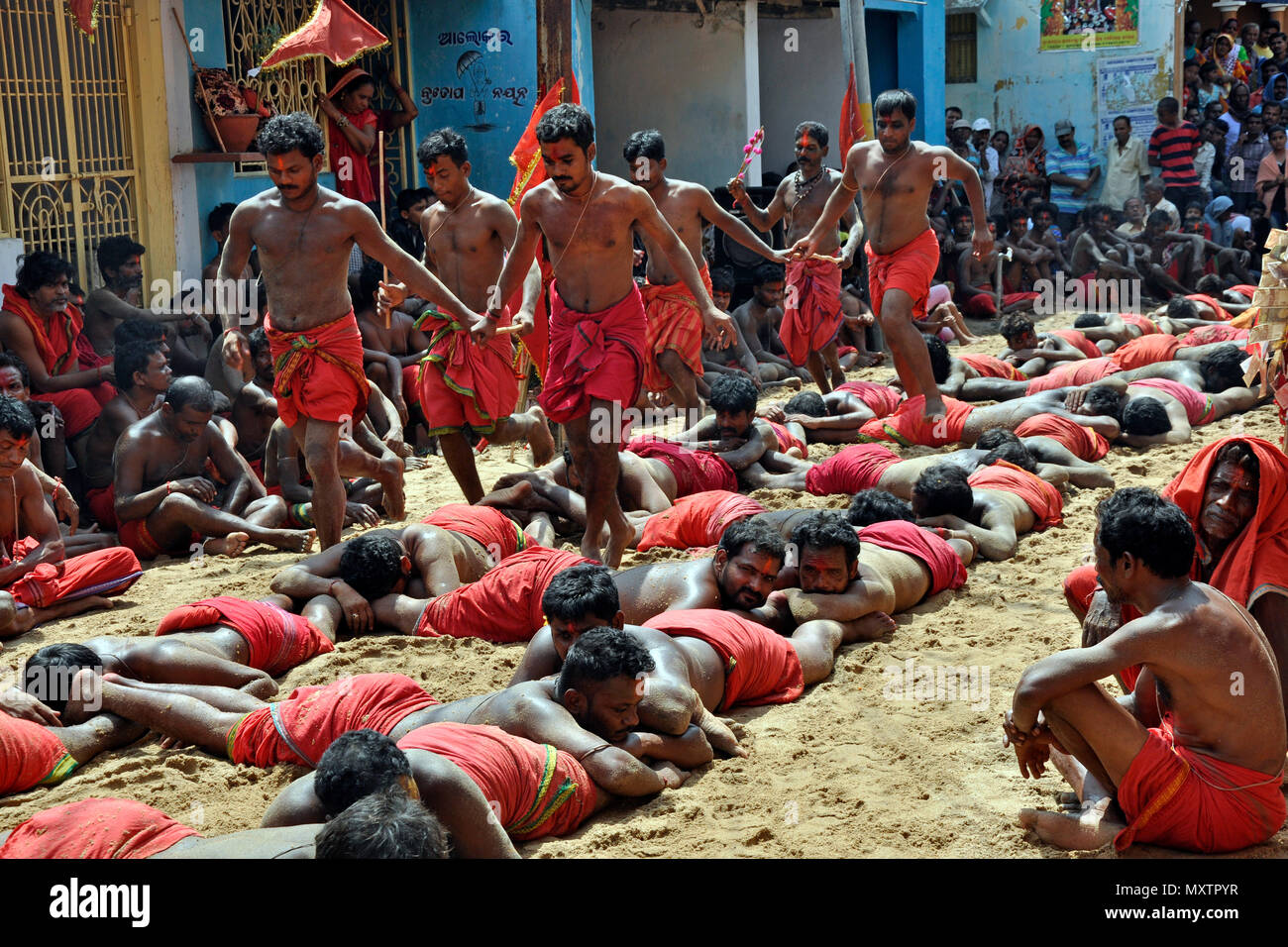 India, Orissa, Ganjam district, Danda Yatra rite Stock Photo - Alamy