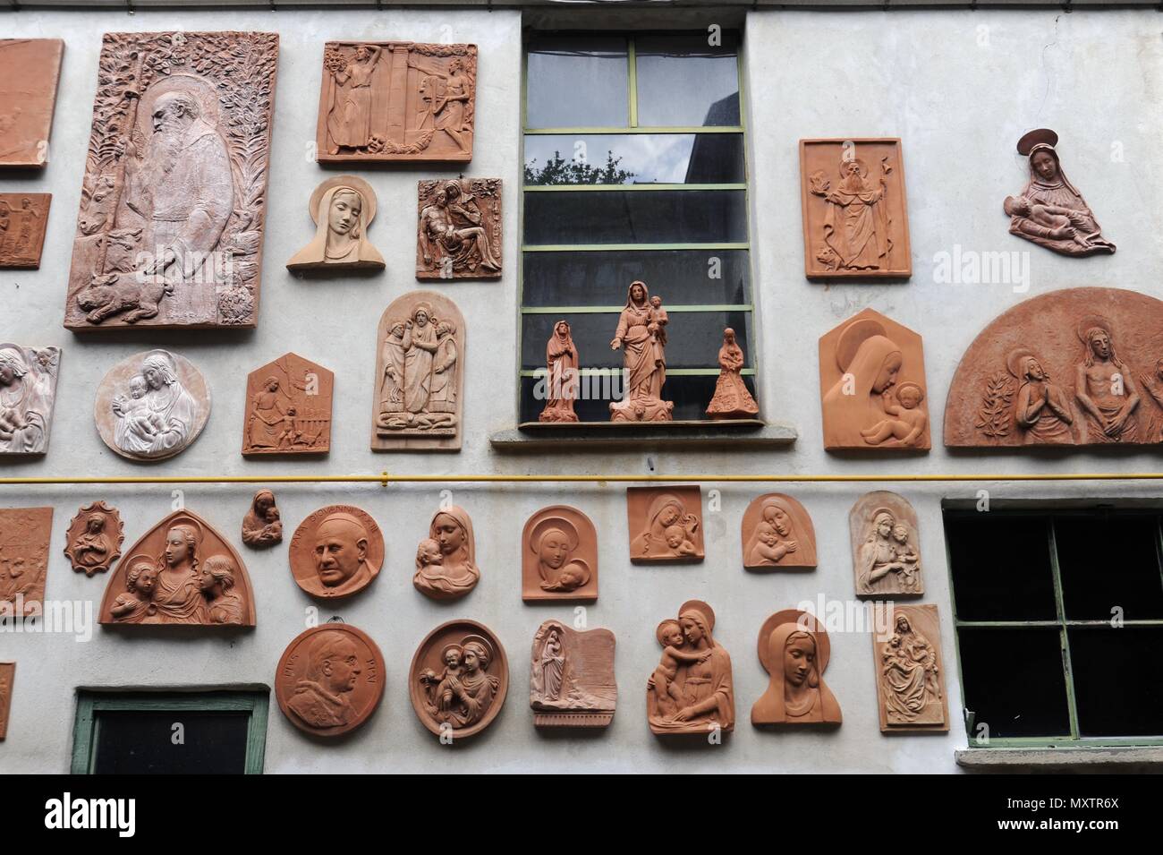 Milan (Italy), Ancient Fornace Curti, terracotta craftsmanship Stock ...