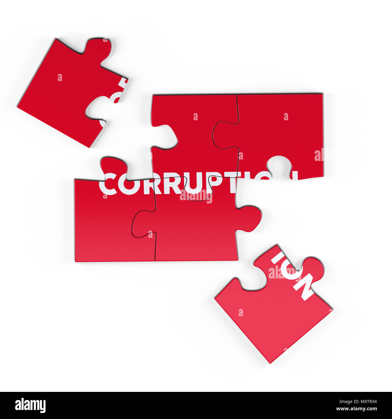 Corruption puzzle hi-res stock photography and images - Alamy