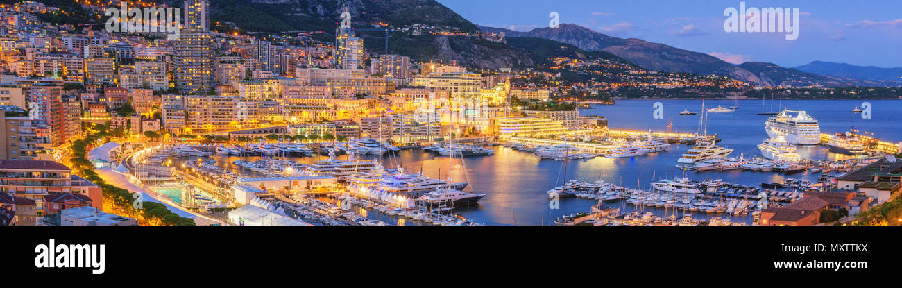 Monte carlo monaco panoramic hi-res stock photography and images - Alamy