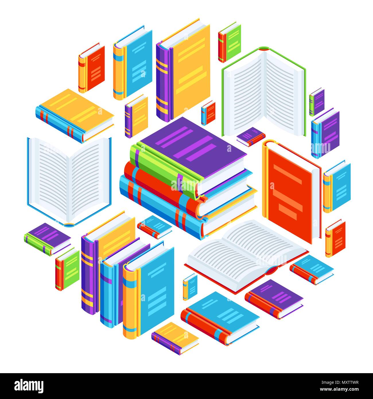 Bookstore banner Stock Vector Images - Alamy