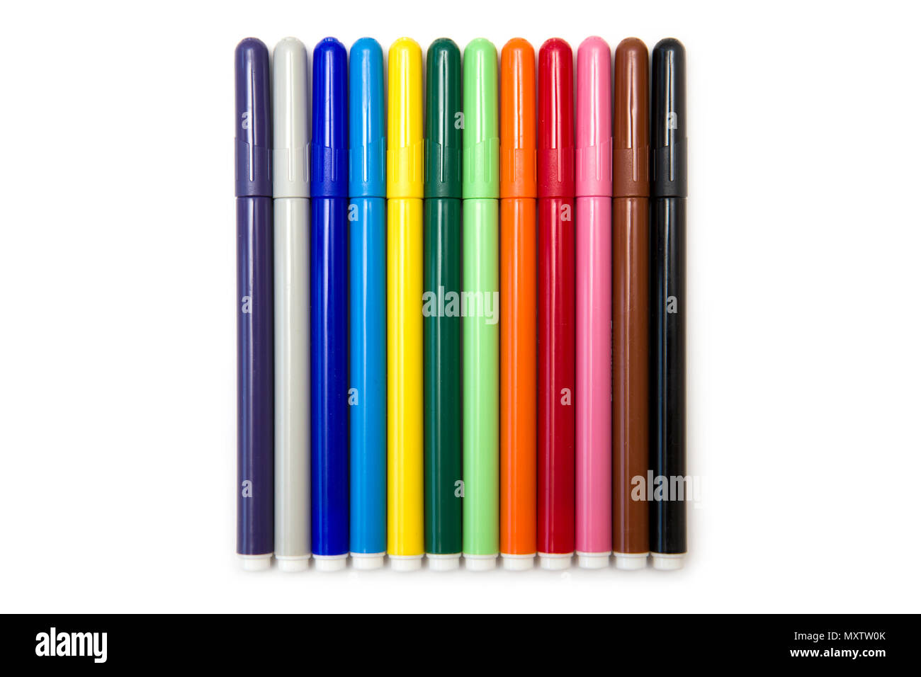 Set of markers hi-res stock photography and images - Alamy
