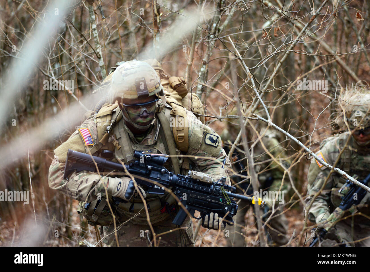 U.S. Army paratroopers from 1st Squadron, 91st Cavalry Regiment, 173rd ...