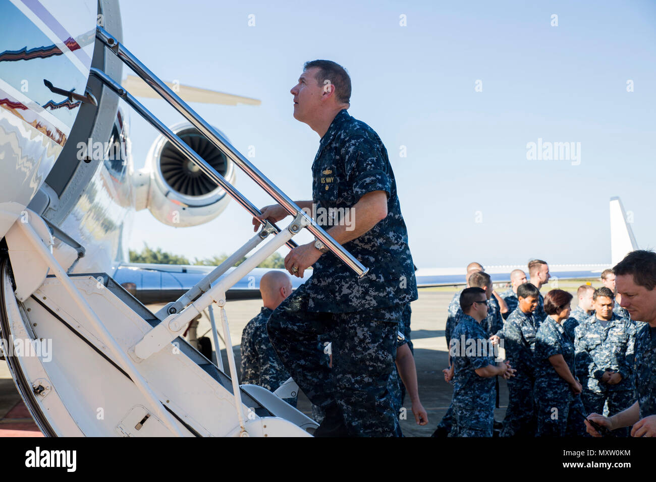 MARINE CORPS BASE HAWAII – Vice Adm. Luke McCollum, the chief of the ...