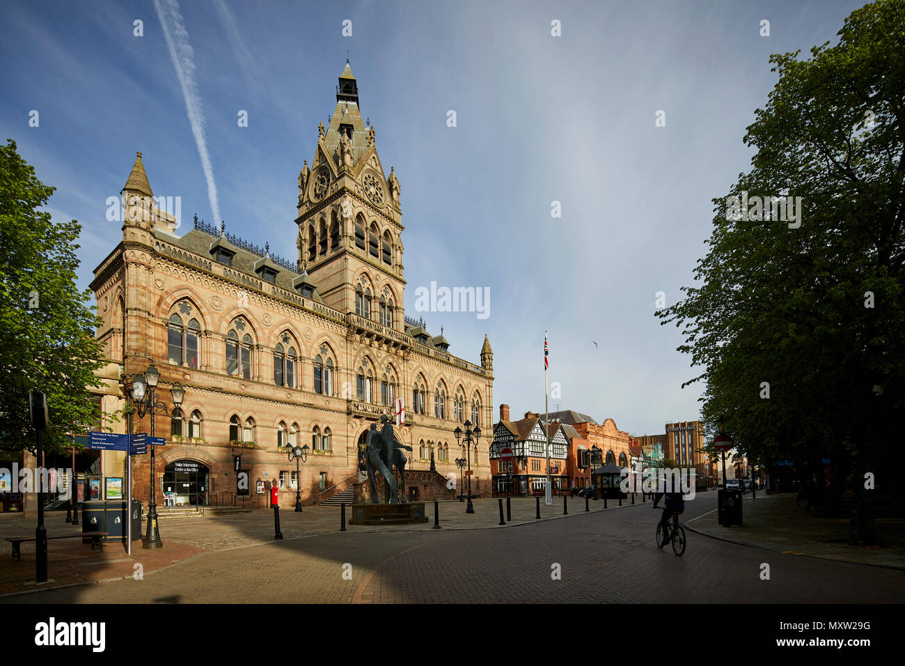 Landmark Gothic Revival Chester Town Hall Northgate Street city of ...
