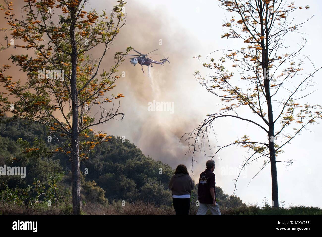 Aliso Viejo brush fire captured on June 2nd, 2018. The fire took out at ...
