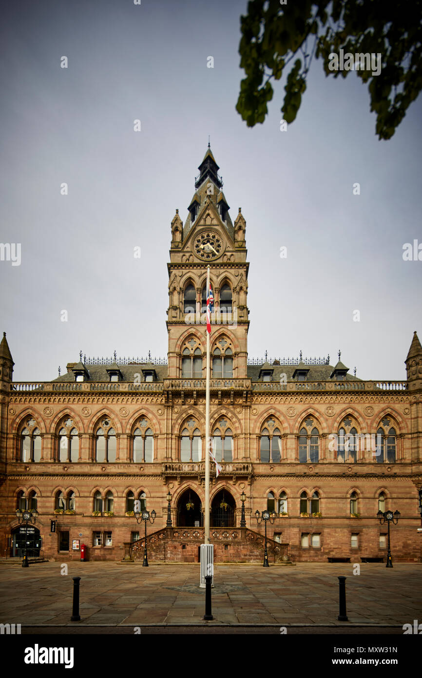 Landmark Gothic Revival Chester Town Hall Northgate Street city of ...
