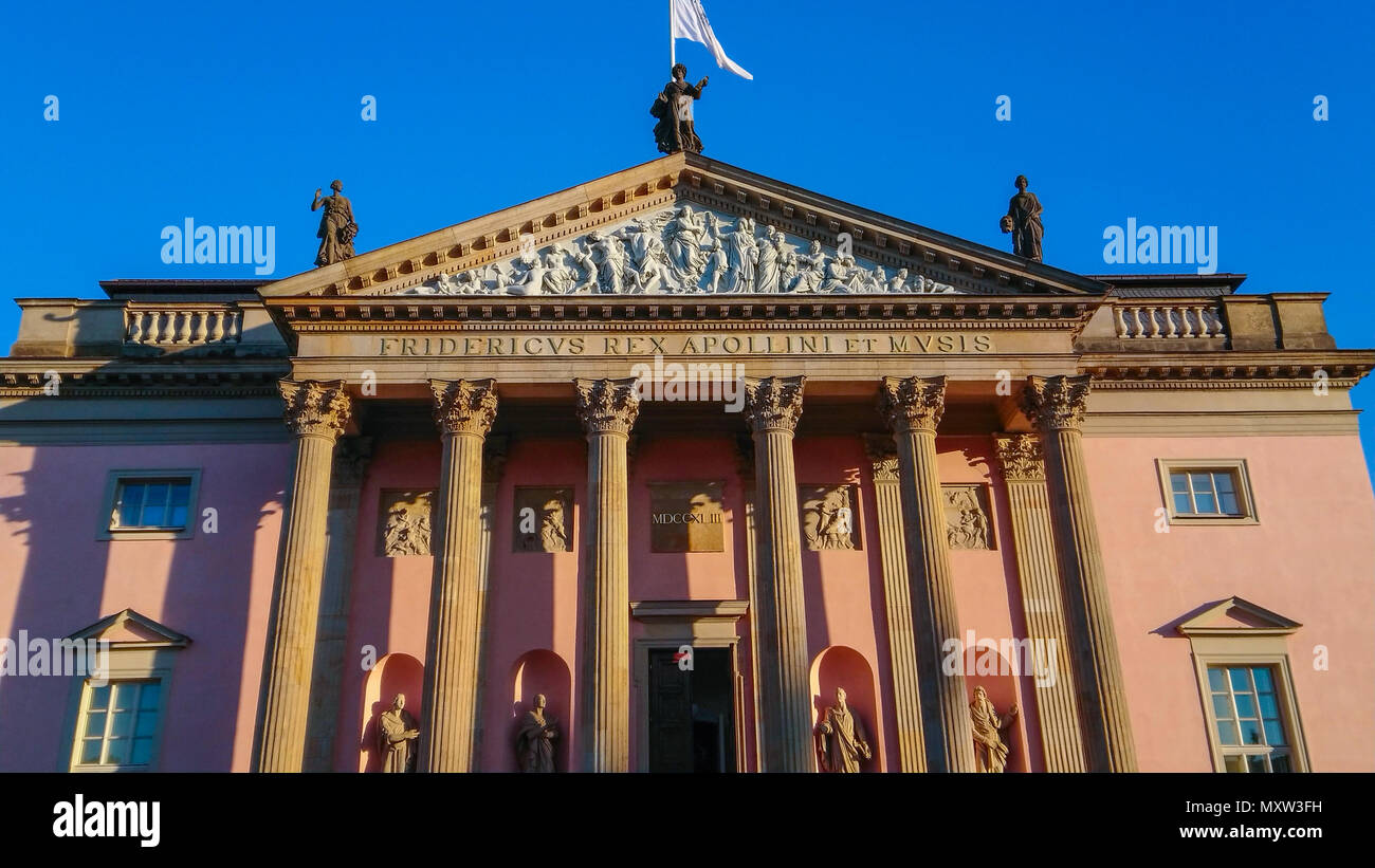 German state opera in Berlin - BERLIN / GERMANY - MAY 21, 2018 Stock ...