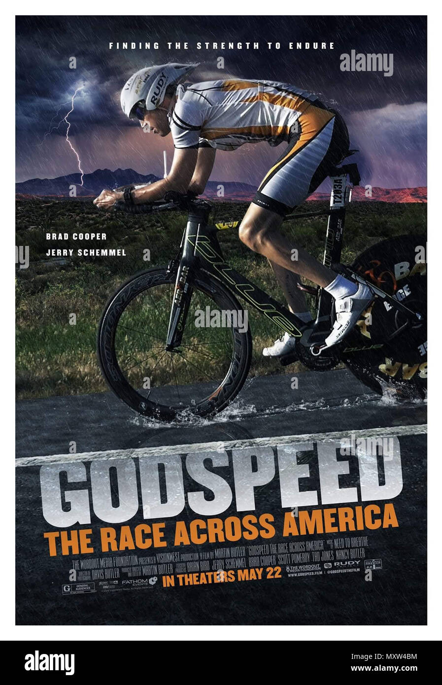 GODSPEED: THE RACE ACROSS AMERICA, US poster, Brad Cooper, 2018 ...