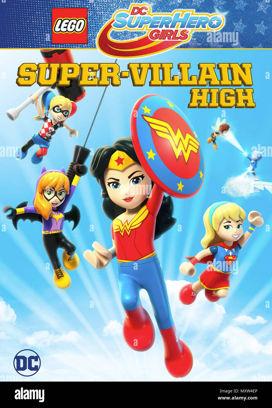 LEGO DC SUPER HERO GIRLS: SUPER-VILLAIN HIGH, US poster, from left ...
