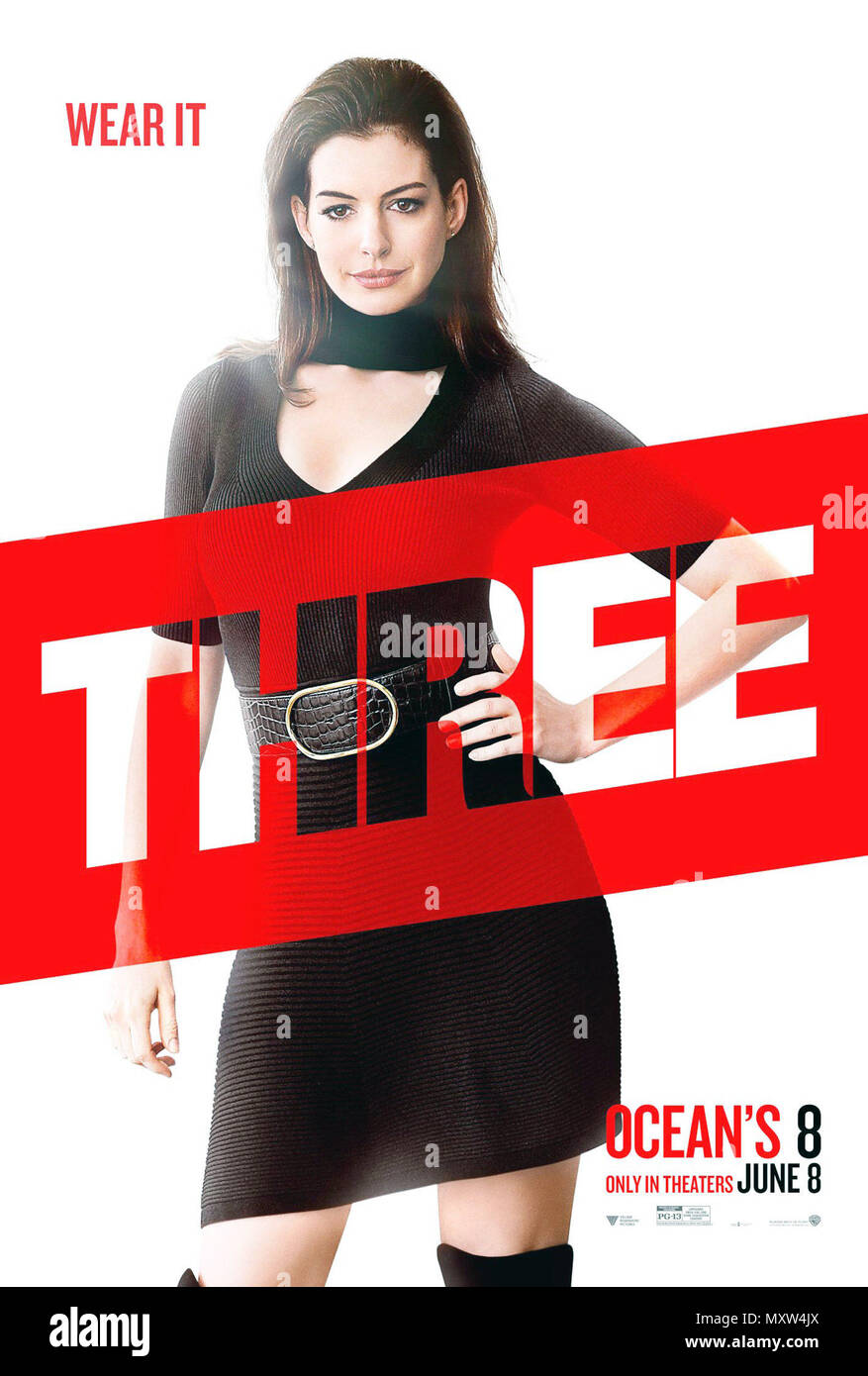 OCEAN'S 8, (aka OCEAN'S EIGHT), US character poster, Anne Hathaway ...