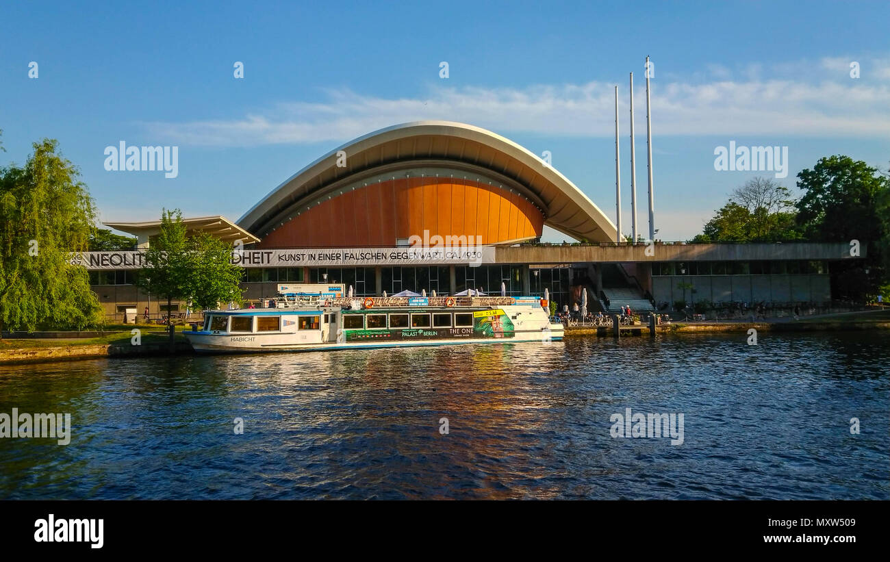 Berlin Congress hall at River Spree called Schwangere Auster - BERLIN ...