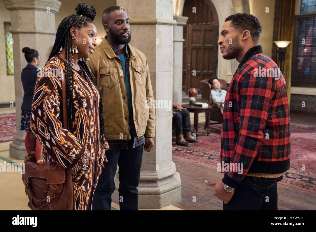 DEAR WHITE PEOPLE, l-r: Ashley Blaine Featherson, Shamier Anderson ...