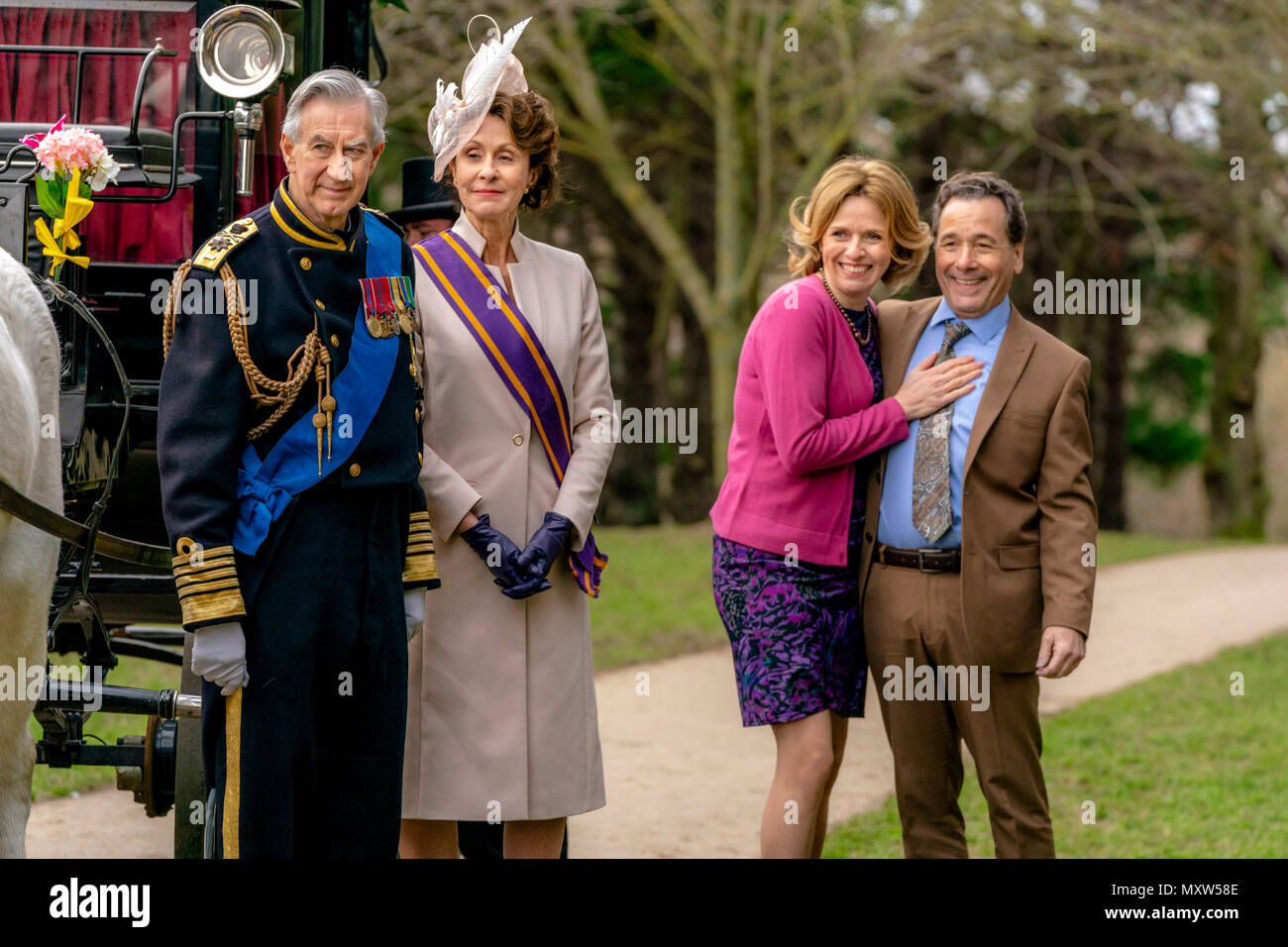 ROYALLY EVER AFTER, from left: Barry McGovern, Carmen Du Sautoy, Fiona ...