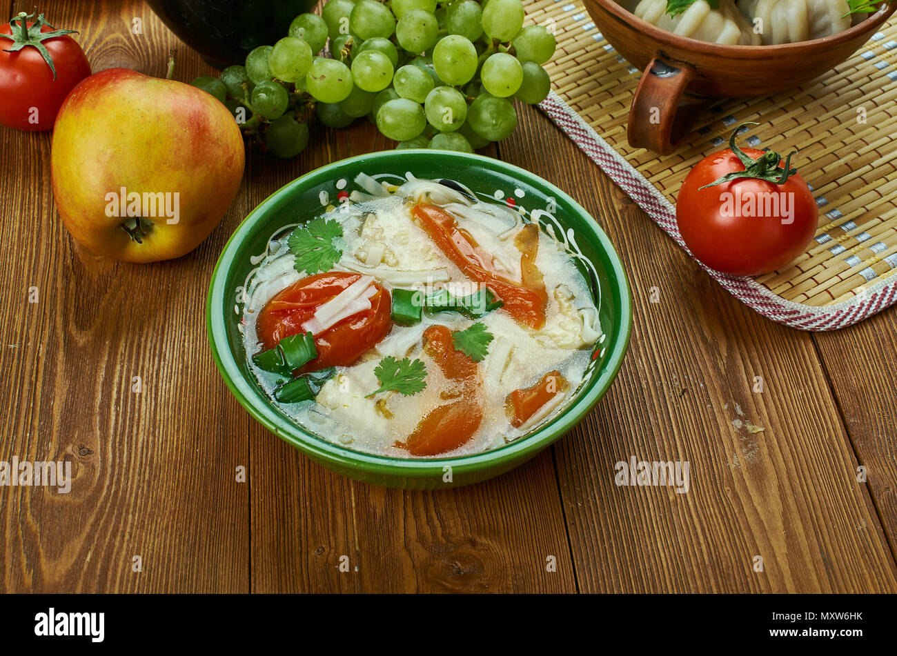 shorba Fish ogurdzhalinskaya, Turkmen cuisine , Traditional assorted ...