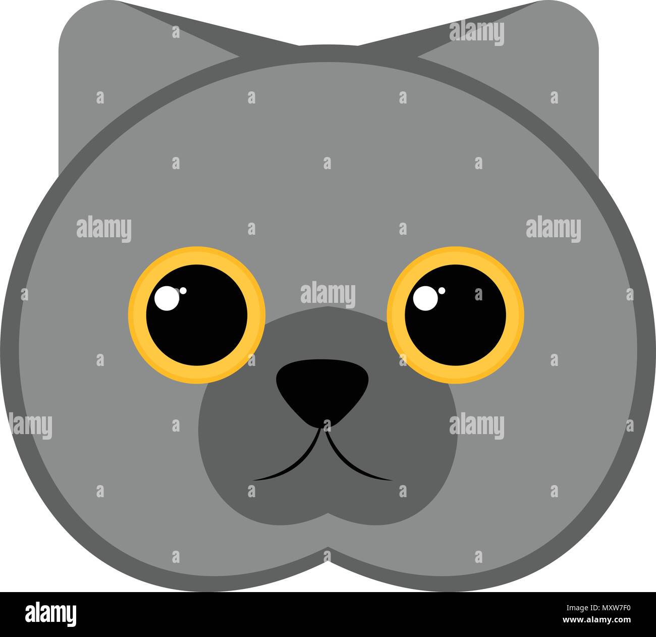 Isolated cute cat avatar Stock Vector Image & Art - Alamy