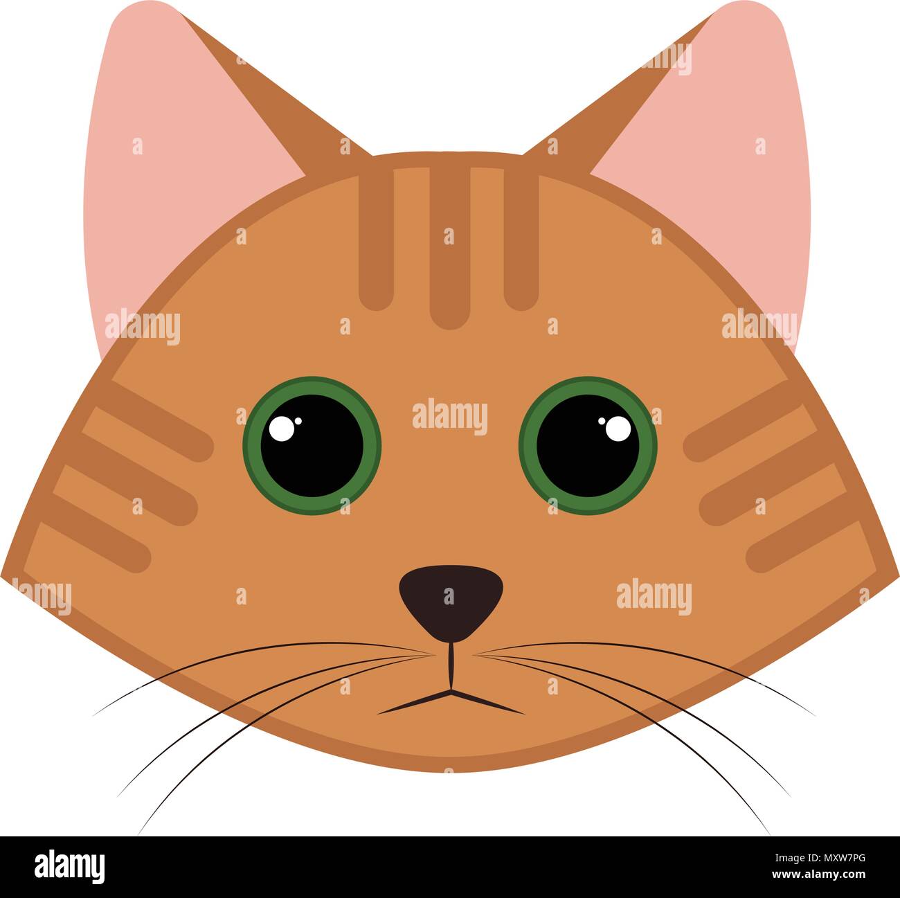 Isolated cute cat avatar Stock Vector Image & Art - Alamy