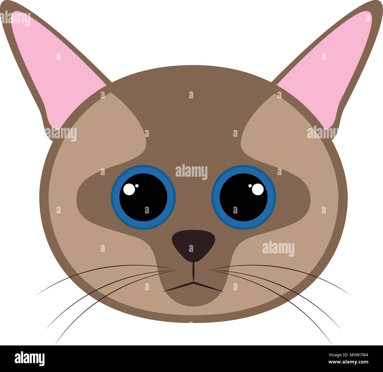 Isolated cute cat avatar Stock Vector Image & Art - Alamy