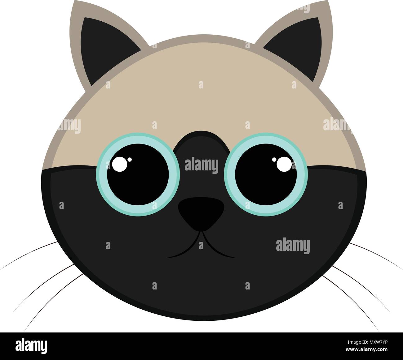 Isolated cute cat avatar Stock Vector Image & Art - Alamy