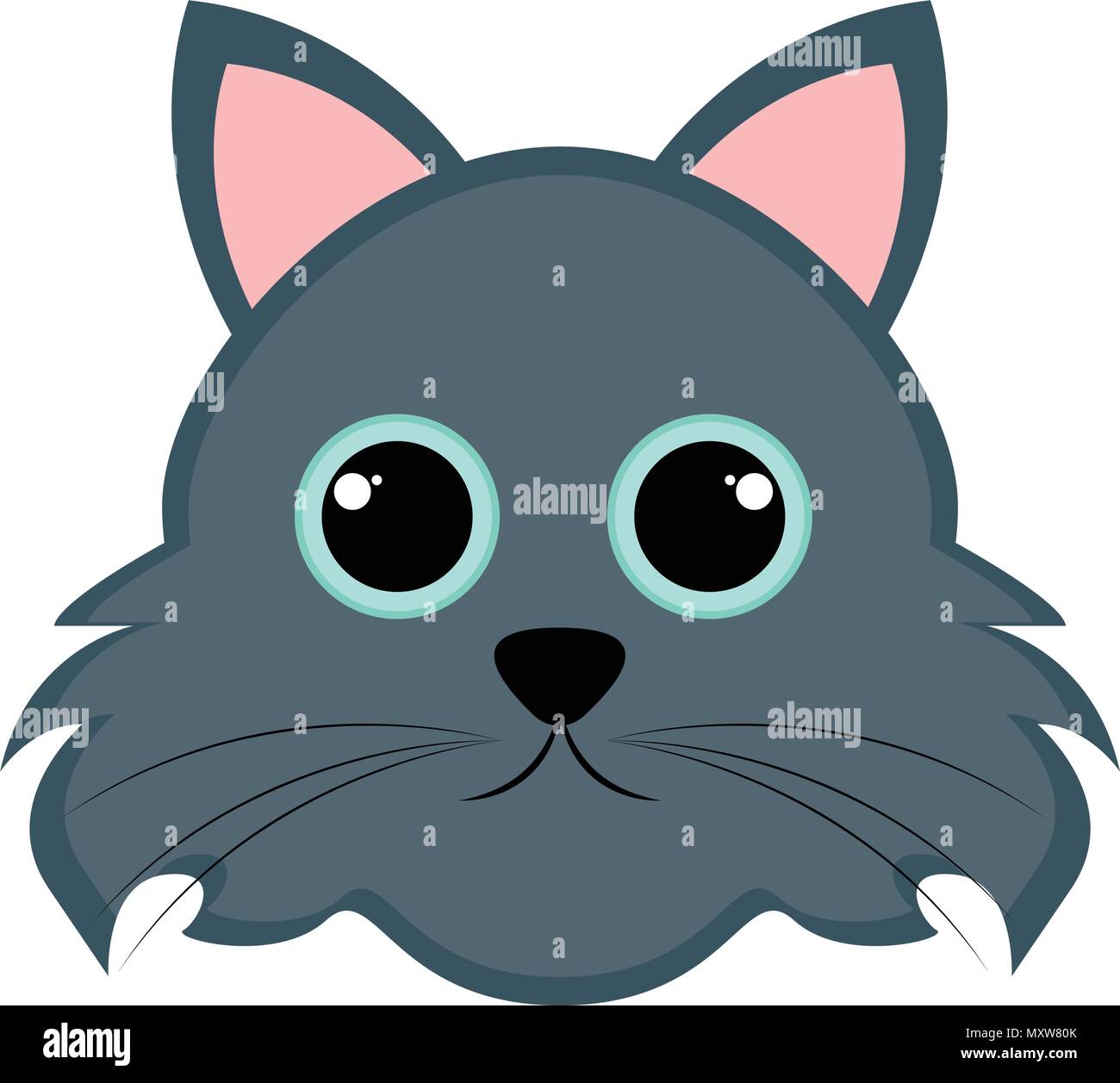 Isolated cute cat avatar Stock Vector Image & Art - Alamy