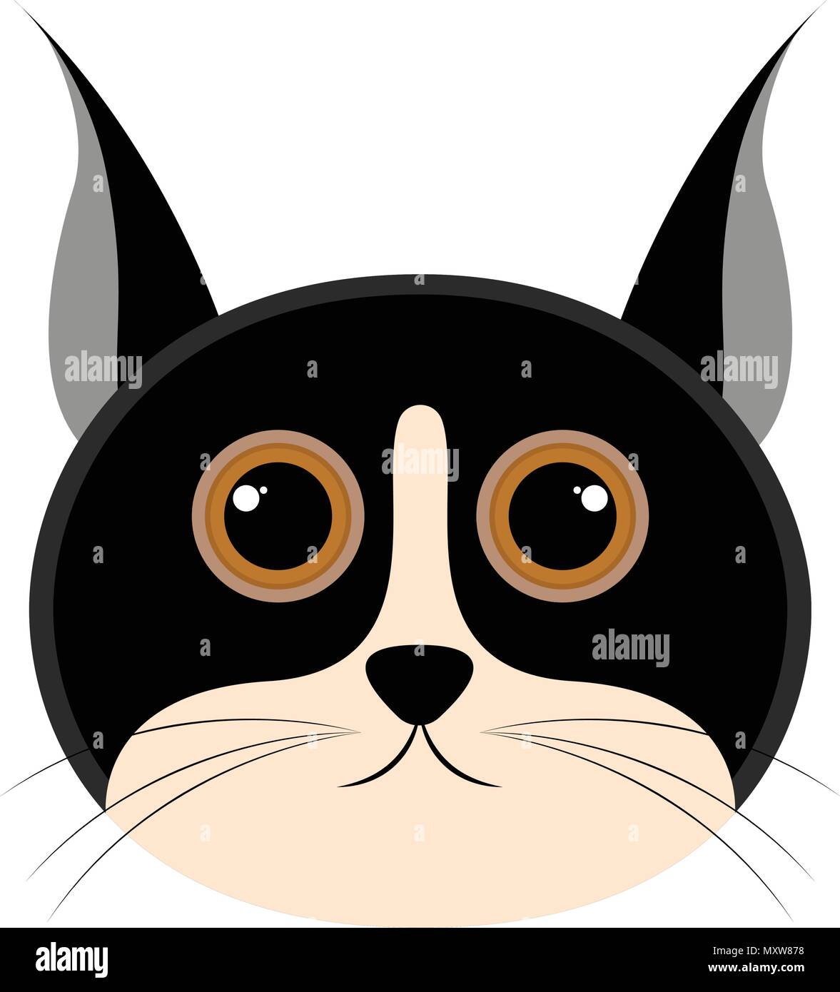 Isolated cute cat avatar Stock Vector Image & Art - Alamy
