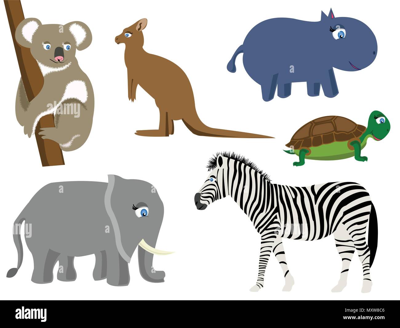 Zebra figure Stock Vector Images - Alamy