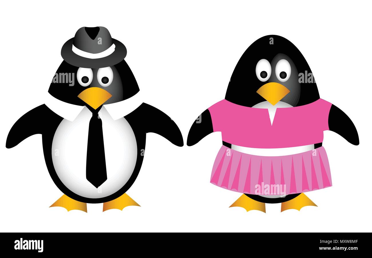 Mother penguin Cut Out Stock Images & Pictures - Alamy