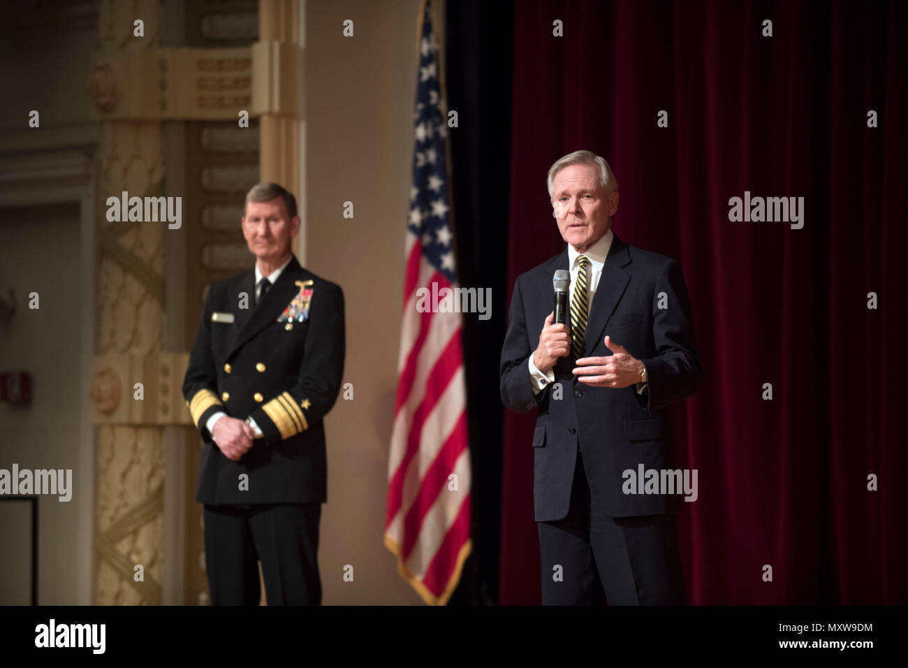 161208-N-DY073-042 ANNAPOLIS, Md (Dec. 8, 2016) Secretary of the Navy ...