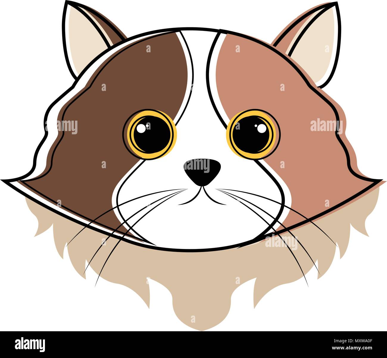 Cute cat avatar sketch Stock Vector Image & Art - Alamy