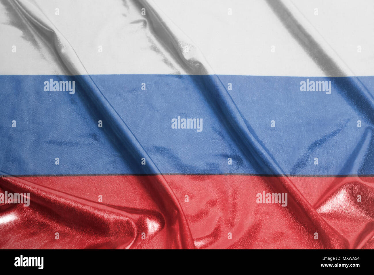 Russian Waving National Flag Background close up Stock Photo - Alamy