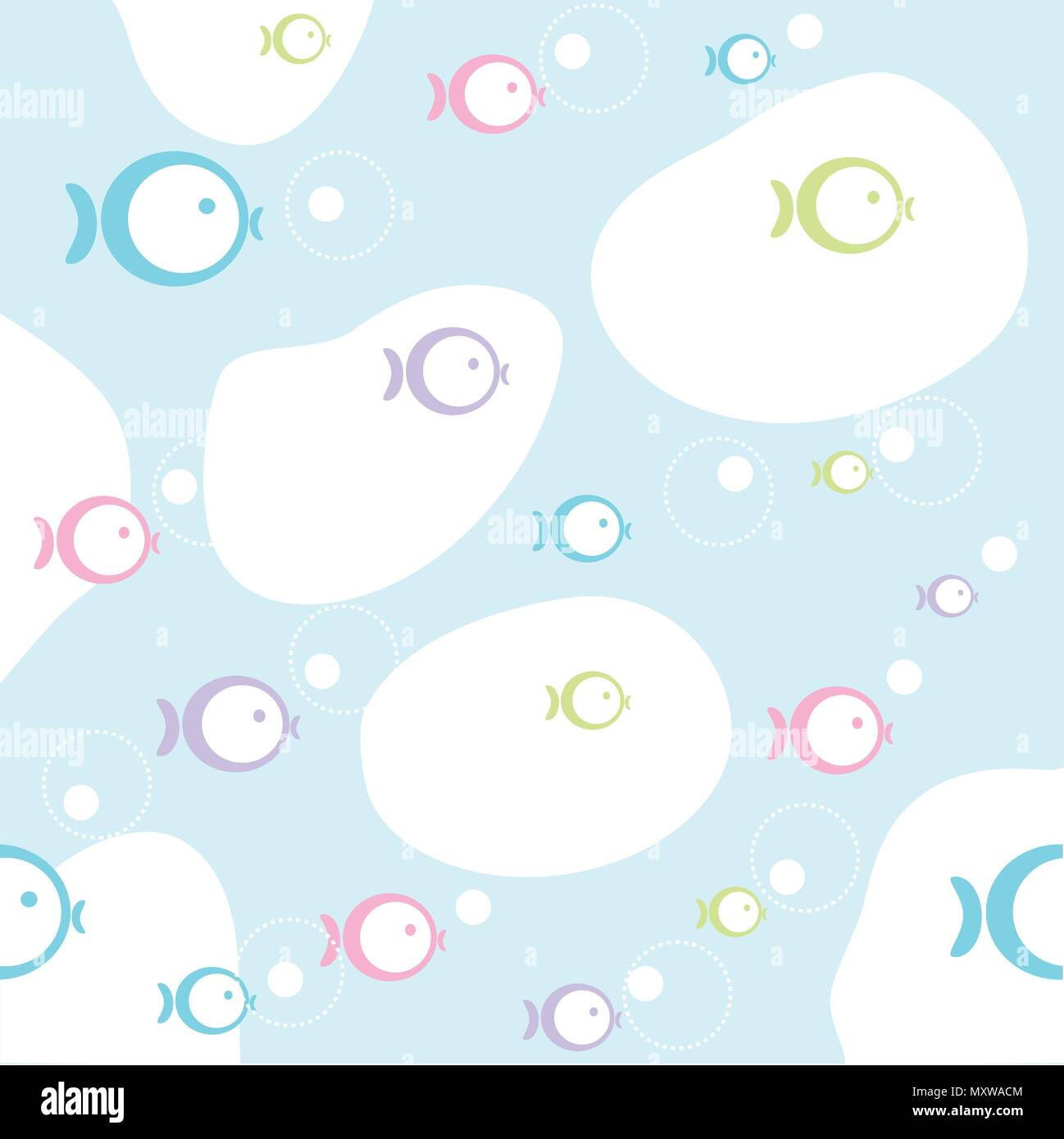Seamless sea pattern, wallpaper Stock Vector Image & Art - Alamy