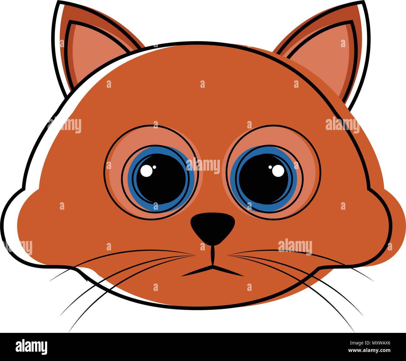 Cute cat avatar sketch Stock Vector Image & Art - Alamy