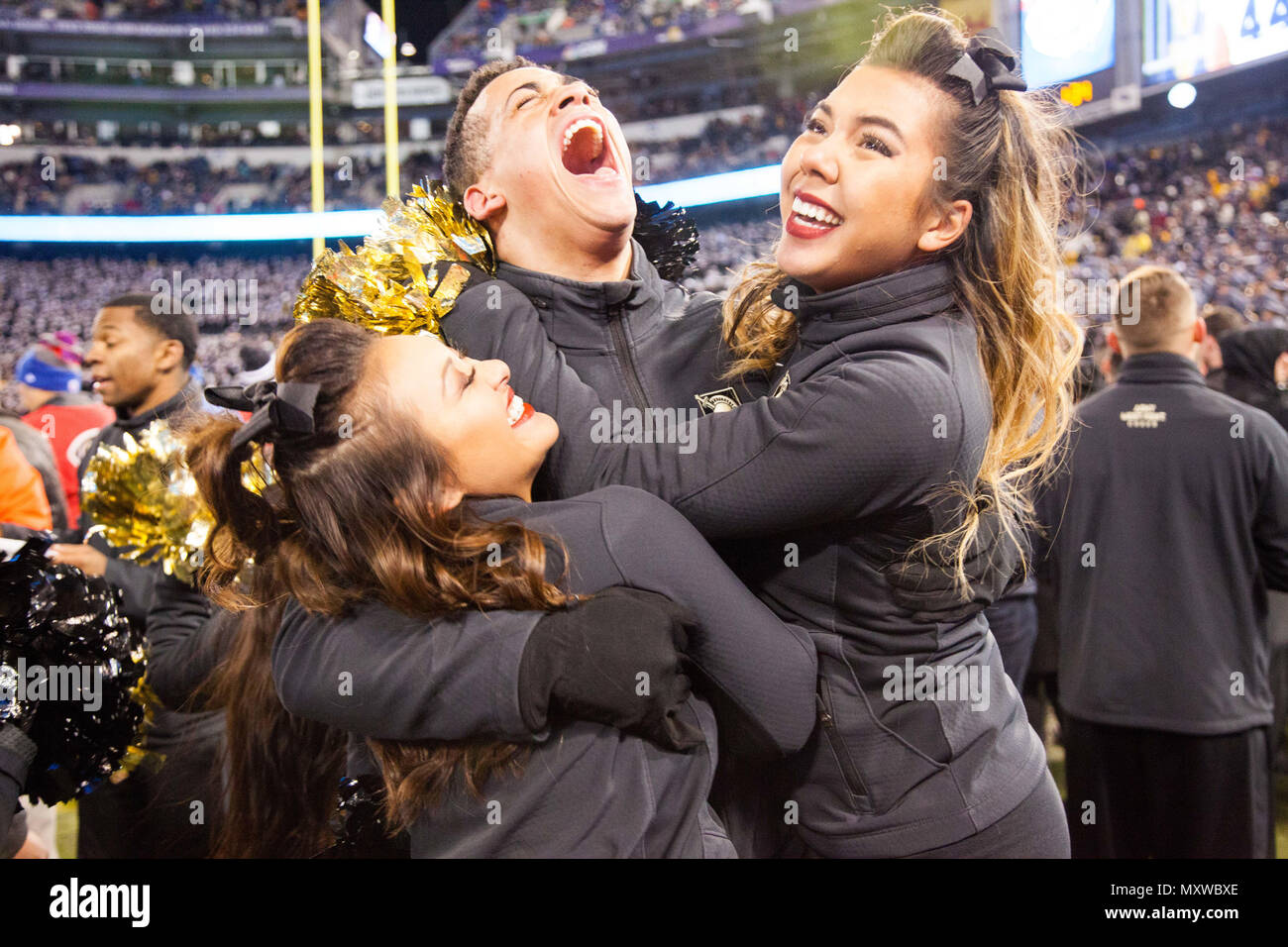 U.S. Military Academy Rabble Rousers celebrate victory at the ...