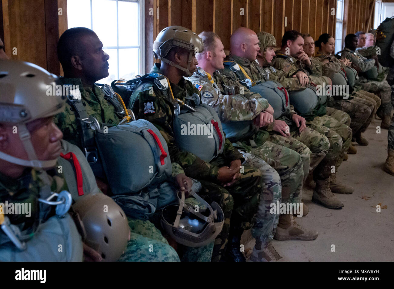 Jumpmasters from eight countries involved in Operation Toy Drop ...
