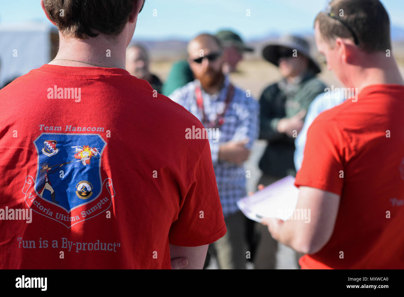 U.S. Air Force Capt. Chris Giacomo, Team Hanscom team lead, and team ...