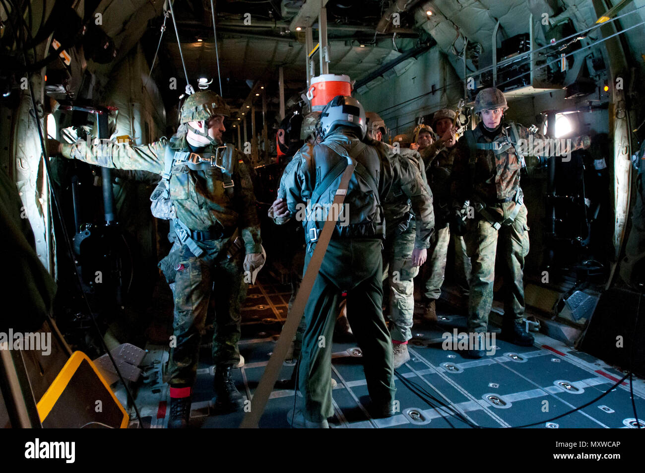 Paratroopers participate in airborne operations led by partner-nation ...