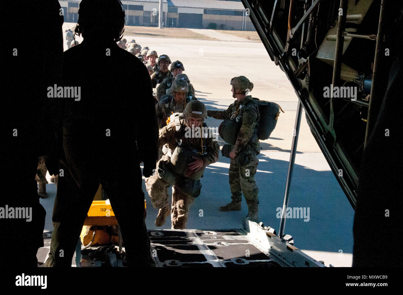 Paratroopers participate in airborne operations led by partner-nation ...