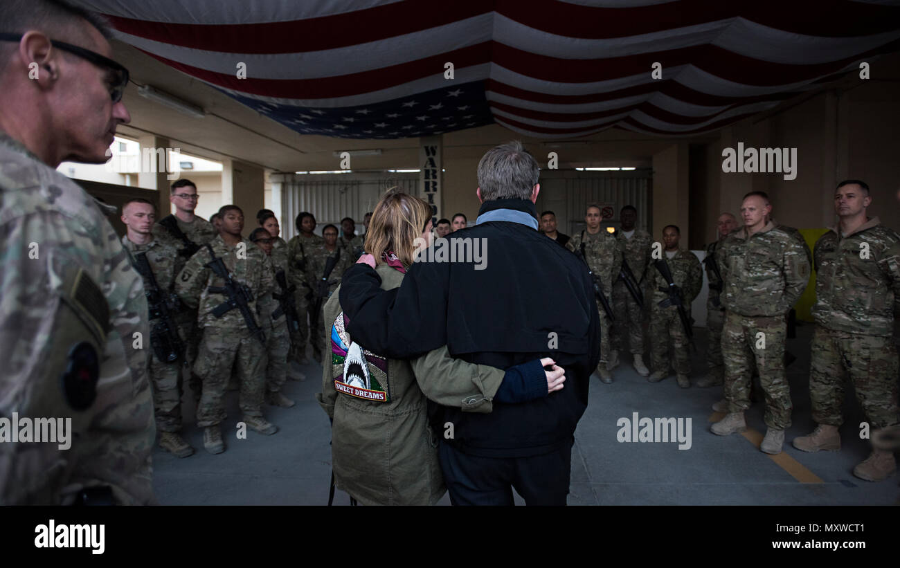 Defense Secretary Ash Carter and his wife, Stephanie, address service ...